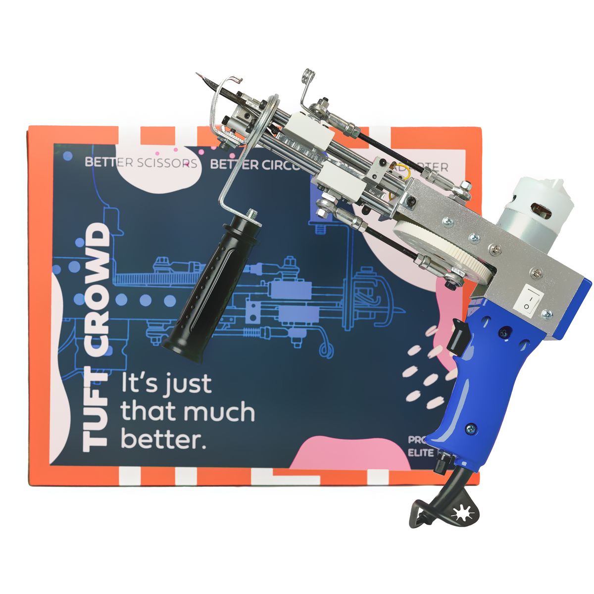 Tufting Gun AK Pro The Duo 2 In 1 Cut & Loop Pile - TUFT CROWD | Shop ...