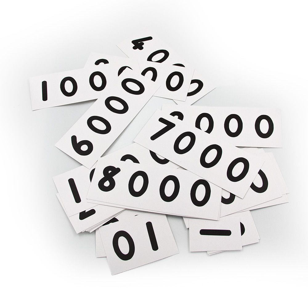 Greenbean Mathematics Flard Cards (Number Builders) 1 - 99 999 | Shop ...