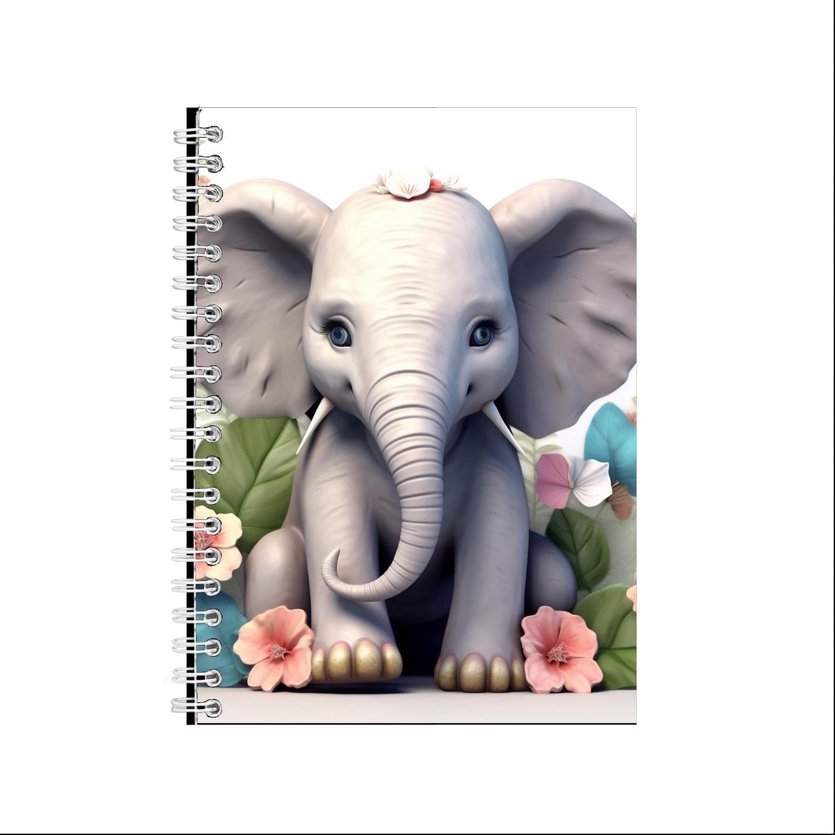 3D Image Elephant 1 A5 Notepad Gift BDay | Shop Today. Get it Tomorrow ...