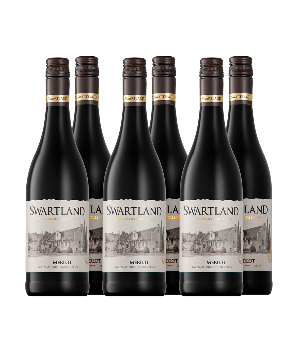 Swartland Winery Winemakers Collection Merlot 6 x 750ml | Shop Today ...