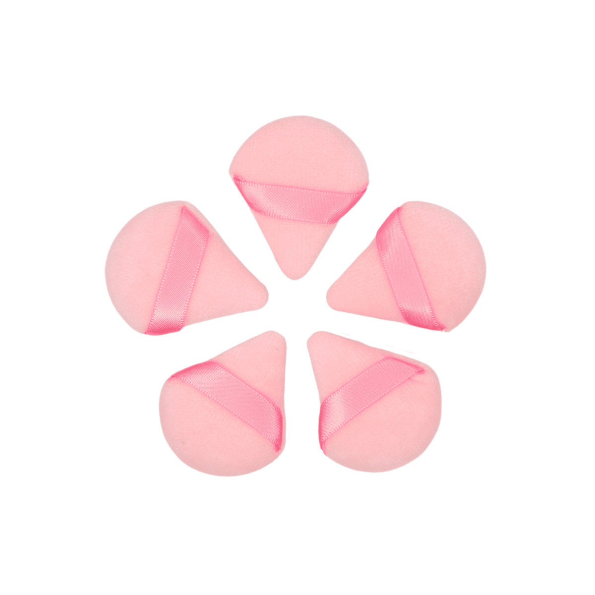 Ethnic Nature 5 Small Triangle Powder Puff Makeup Sponges - Pink | Shop ...
