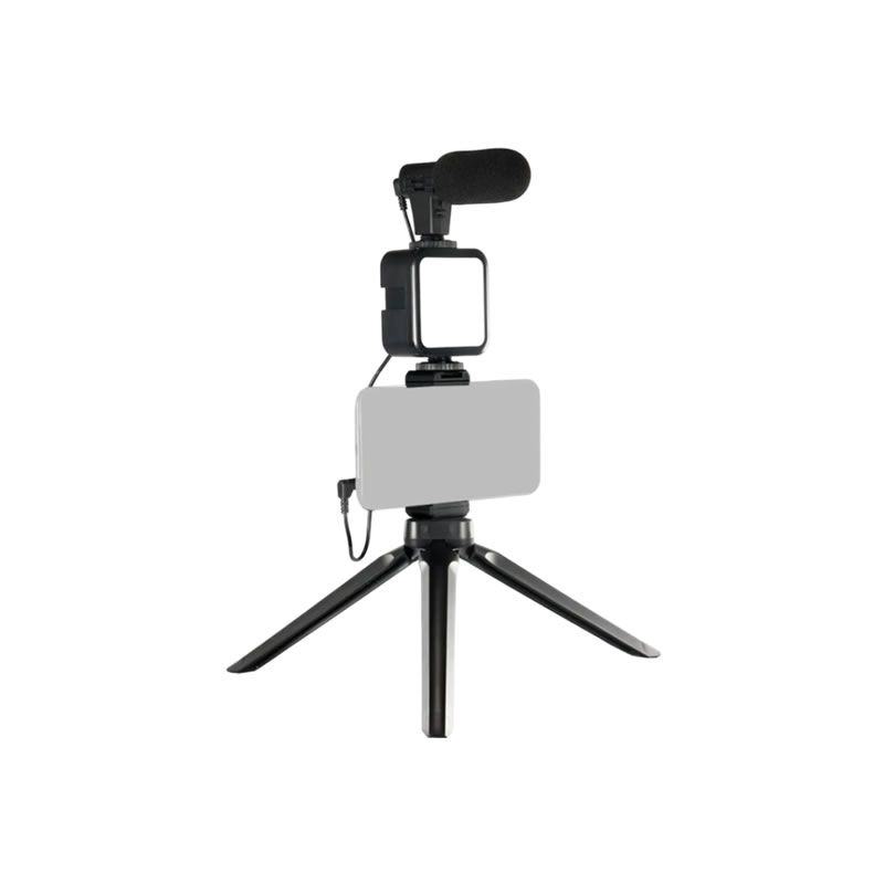 Condenser Microphone with Tripod LED Fill Light | Shop Today. Get it ...