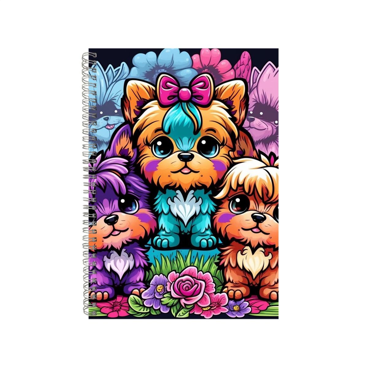 Big Eye Colourful Monkeys A4 Notebook Animal Gift Idea Notepad 81 ...