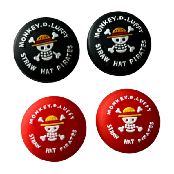 4 Pcs One Piece Themed Silicone Analog Thumb Grip Stick Cover for PS ...