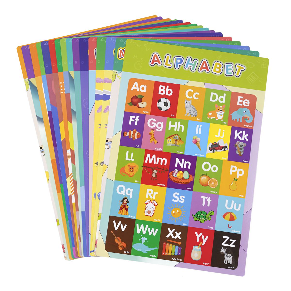 Kids' Early Education English Learning Wall Charts Wall Cartoon Posters ...