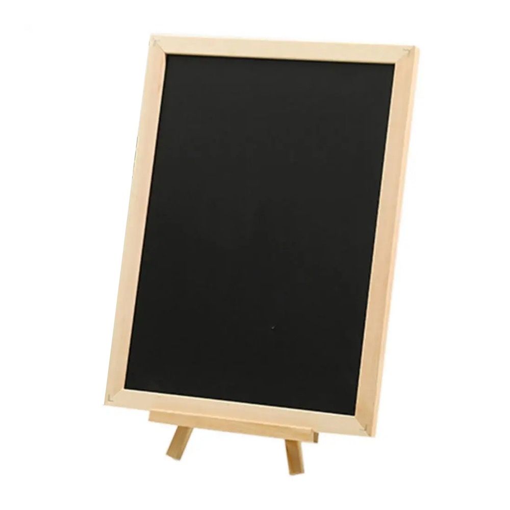 30 x 23 Tabletop Chalk Board with Frame - Notice/ Announcement Board ...
