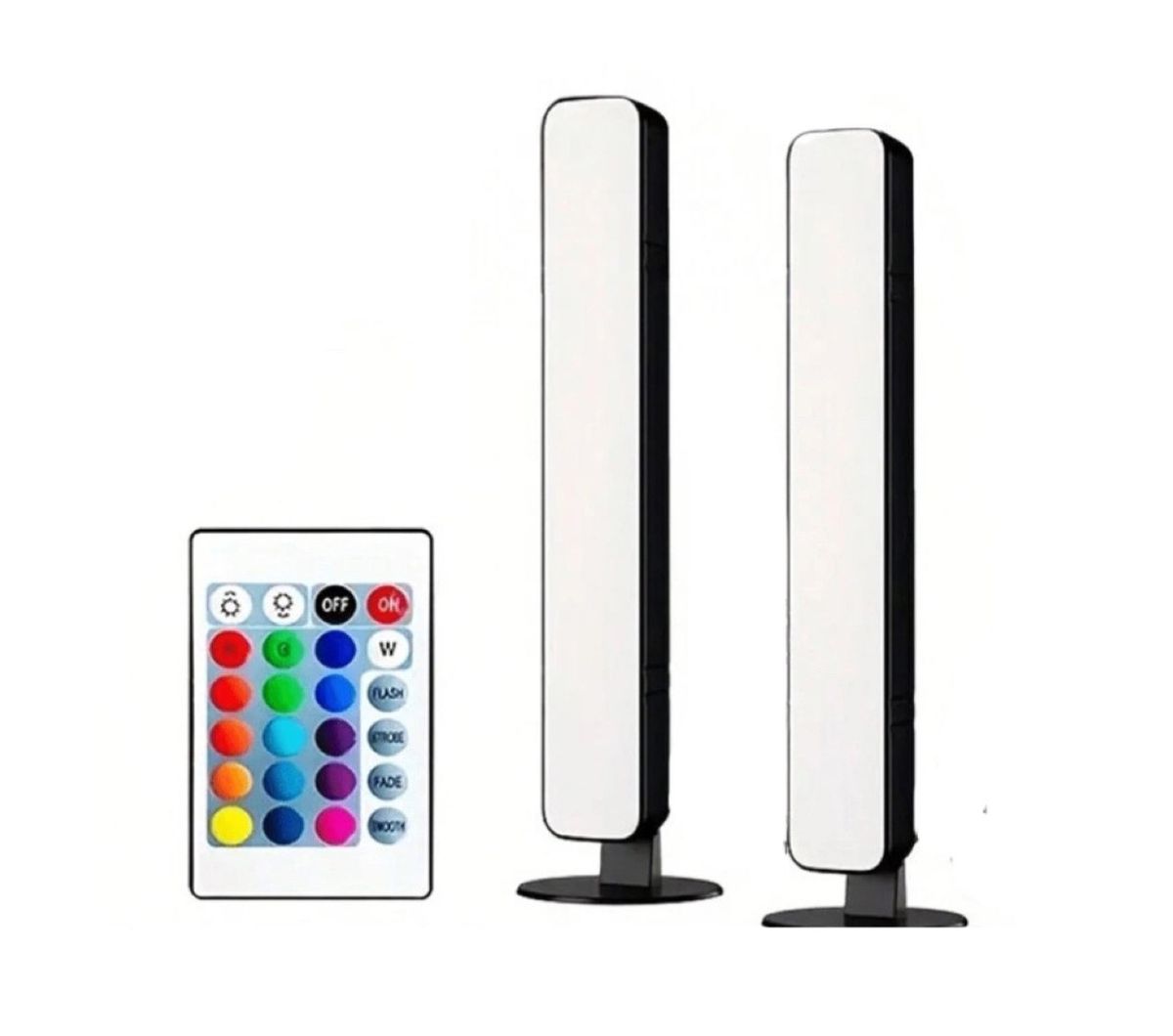 2 Pack RGB LED Atmosphere Flow Light Bars with Smart Remote Control ...