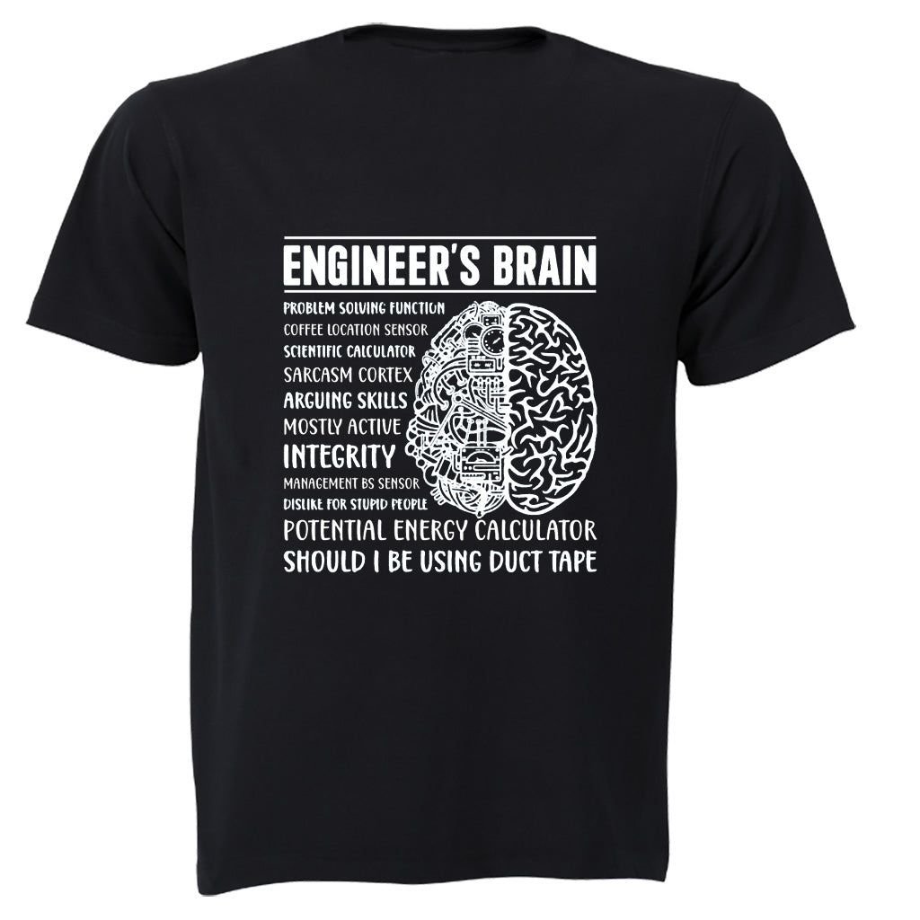 Engineer's Brain - Adults - T-Shirt | Shop Today. Get it Tomorrow ...