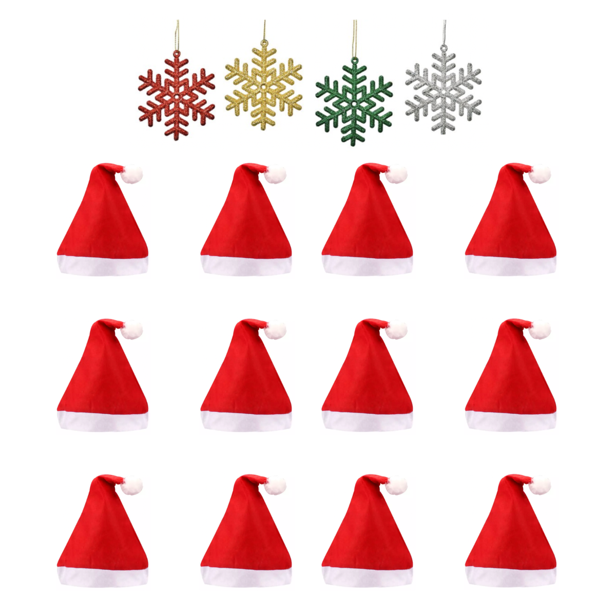 12 Pack Christmas Hats + Christmas Tree Decorations | Shop Today. Get ...