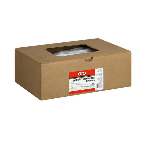 Aro Plastic Catering Knives White (250 pieces) | Shop Today. Get it ...