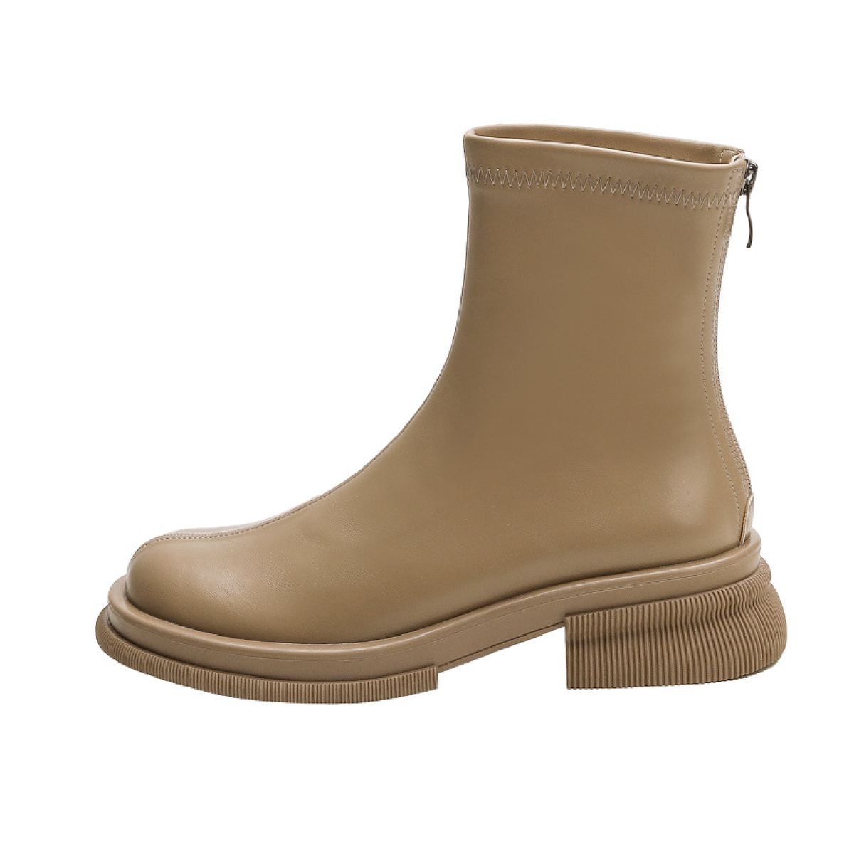 French Short Boots For Women Thick Heel Flat Heel Shop Today Get It