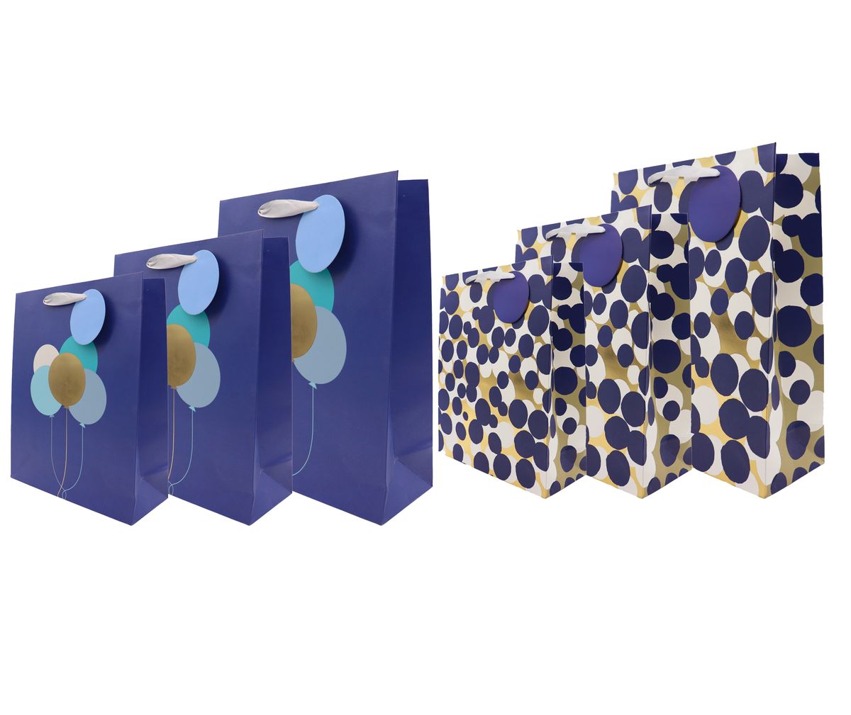 6 Piece Geometry Design Paper Gift Bags | Shop Today. Get it Tomorrow ...