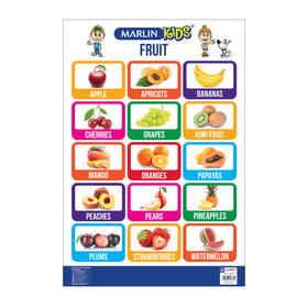 Marlin Kids - Fruit Chart (Pack Of 5) | Shop Today. Get it Tomorrow ...