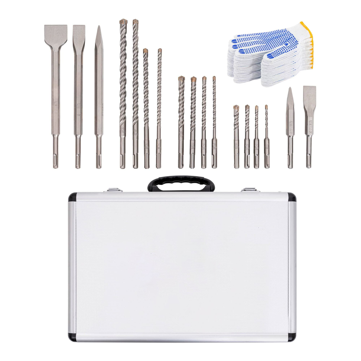 Drill Bit Sets 17-Piece Chisel Sets Repair Tool Sets Convenient Drill ...