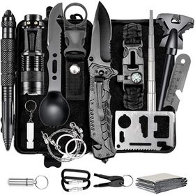 OUTDOORICA Multi-Function 18 in 1 Outdoor Tactical Survival Kit | Shop ...