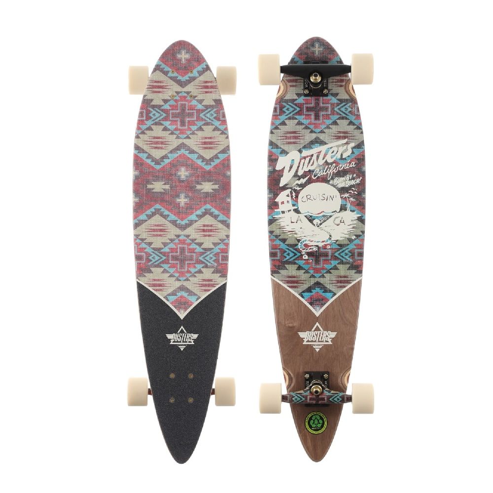 Duster Skateboard Complete / Cruisin Nomad / Multi / 37" Longboard ...