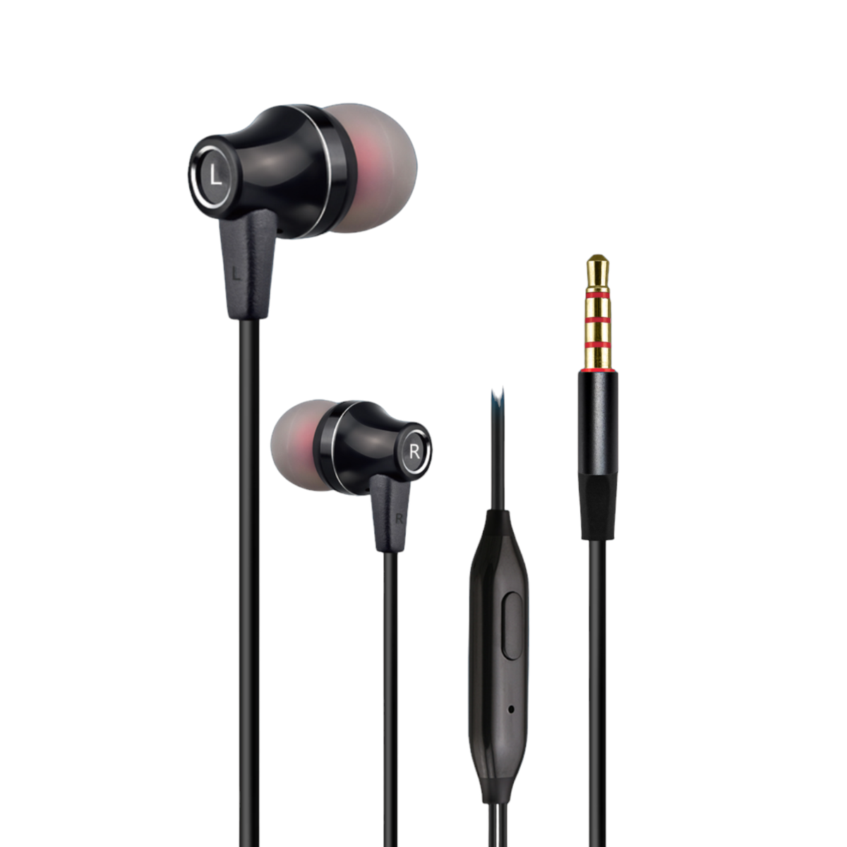 KIN - K58 - HIFI Metal Earphones - 1.3m - Black | Shop Today. Get it ...