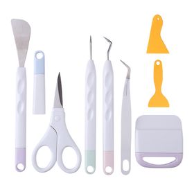 8Pcs Weeding Tools Kit Handicrafts Set DIY Silhouette Embossed Wording ...