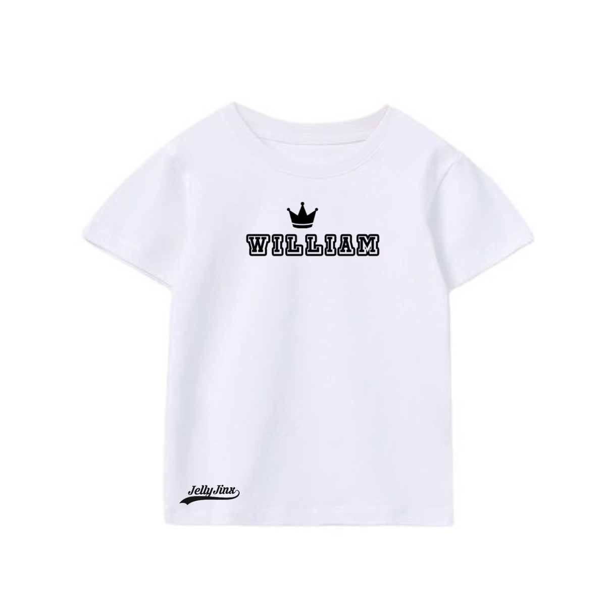 Jelly Jinx Limited Edition Personalised White T Shirt - William | Shop ...