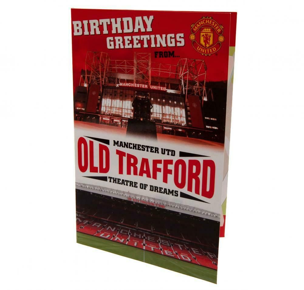 Manchester United Old Trafford Pop Up Greeting Card | Shop Today. Get ...