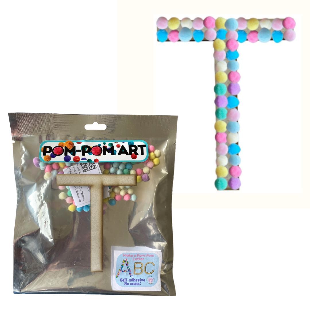Alphabet Pom Pom Art- Letter T | Shop Today. Get it Tomorrow ...