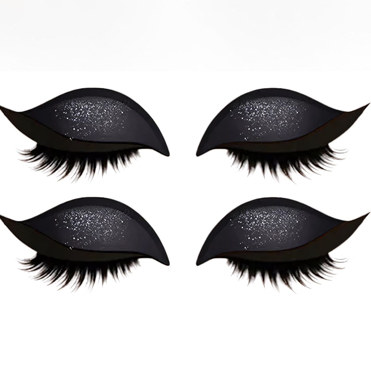 Lazy Eye Shadow Eyelash Patch, Reusable Eyeshadow & Eyelash Makeup ...