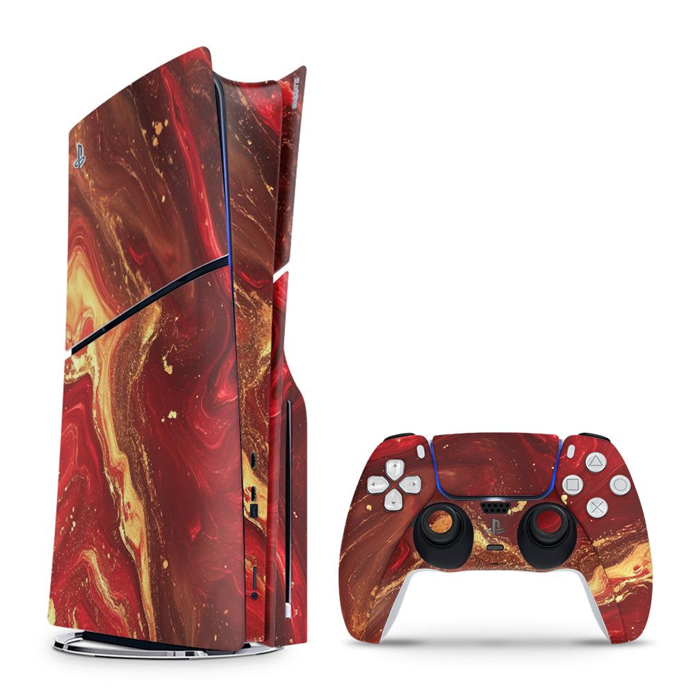 Decal Skin Sticker Compatible with PS5 Slim: Fluid Abstract Art | Shop ...