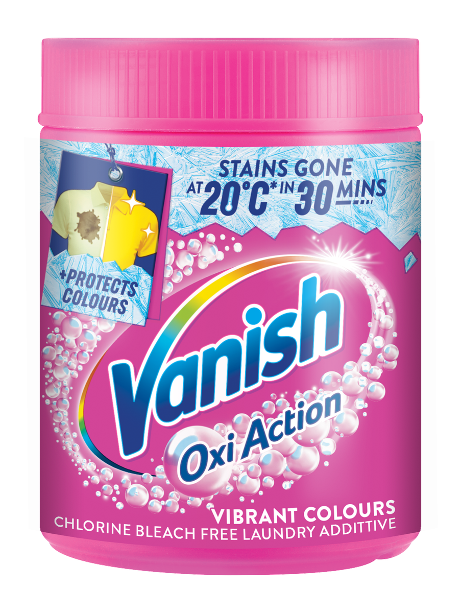 Vanish 500g, Laundry Stain Remover, Power O2 Pink, Multi-Action Powder ...