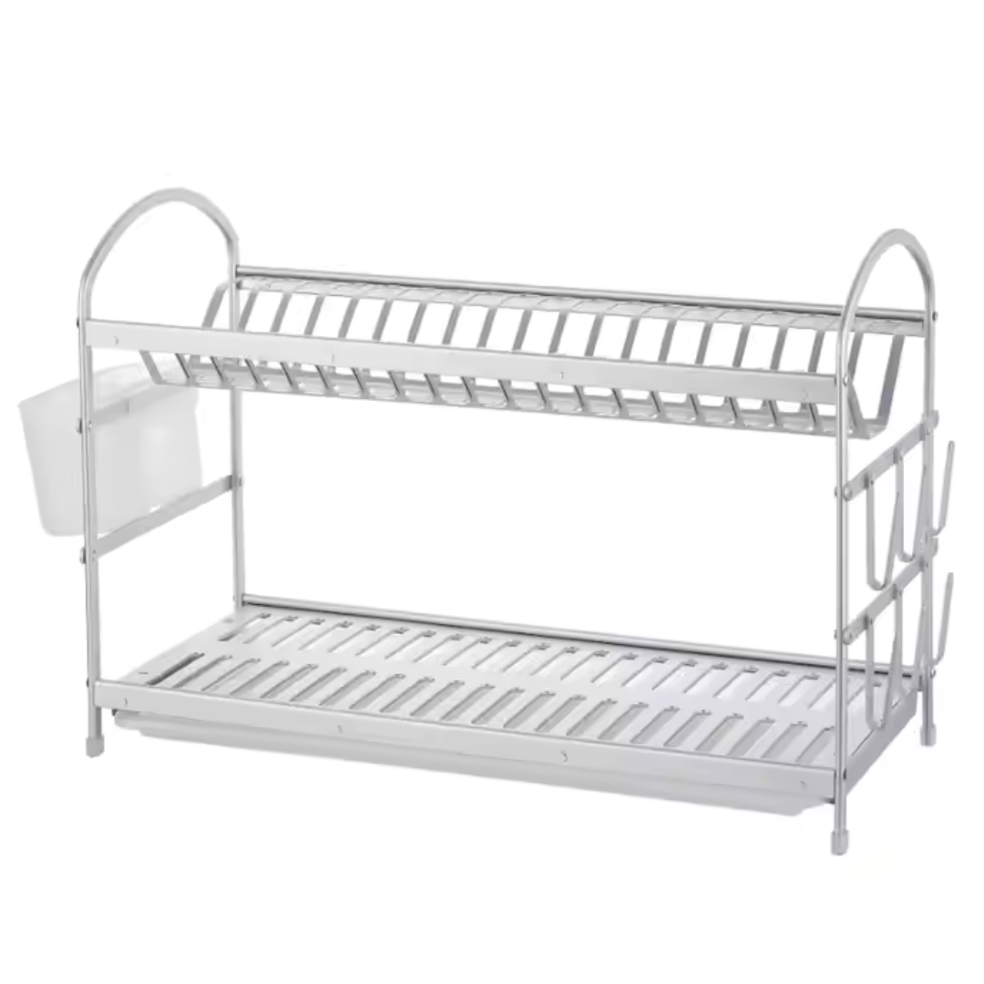 Stainless Steel 2-Tier Dish Drying Rack | Shop Today. Get it Tomorrow ...