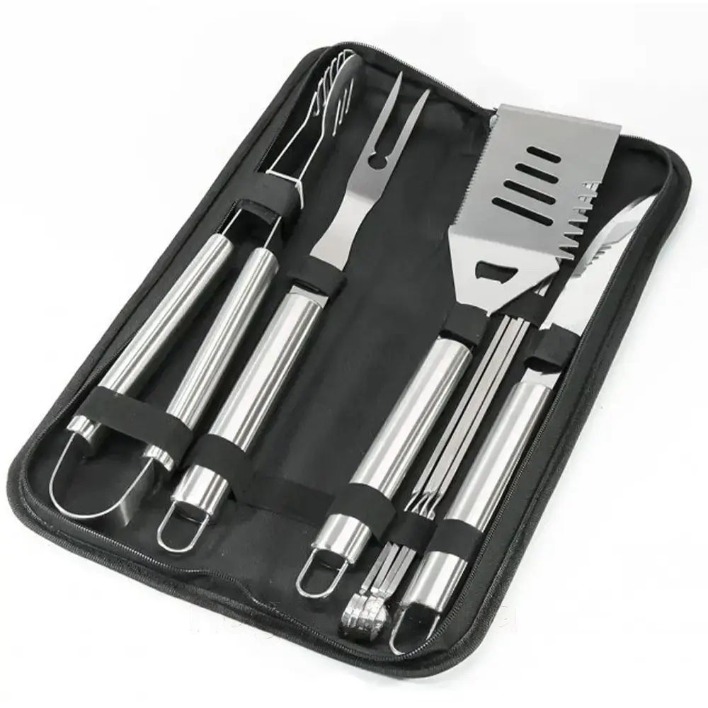 8PCS Stainless Steel BBQ Tools Set Camping Outdoor Cooking Tools | Shop ...