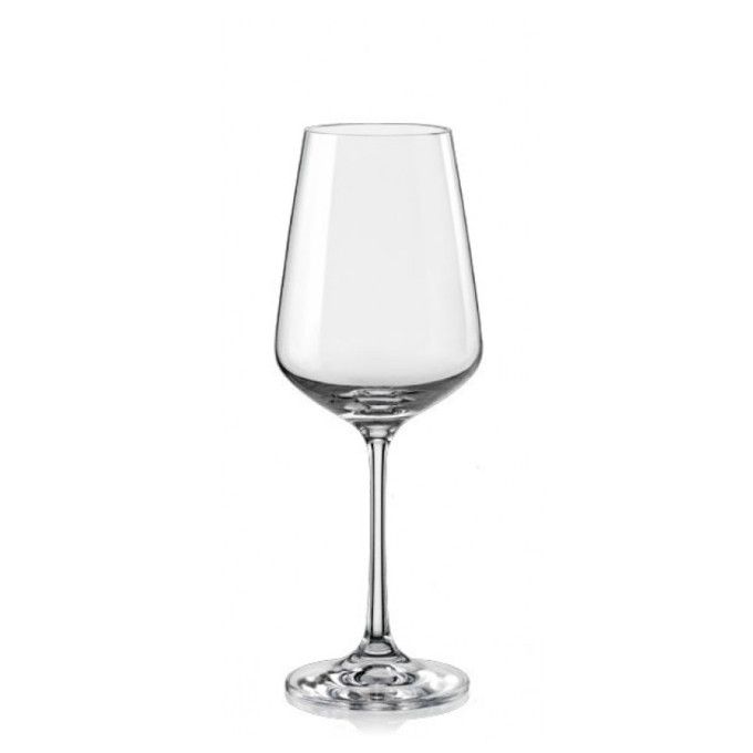 Crystalex Sandra Crystal White Wine Glasses 250ml - Set of 6 | Shop ...