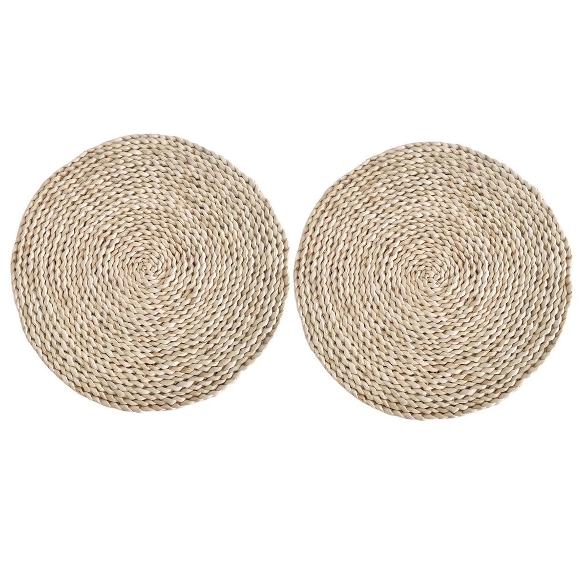 2 Pack 40CM Round Woven Grass Placemats | Shop Today. Get it Tomorrow ...