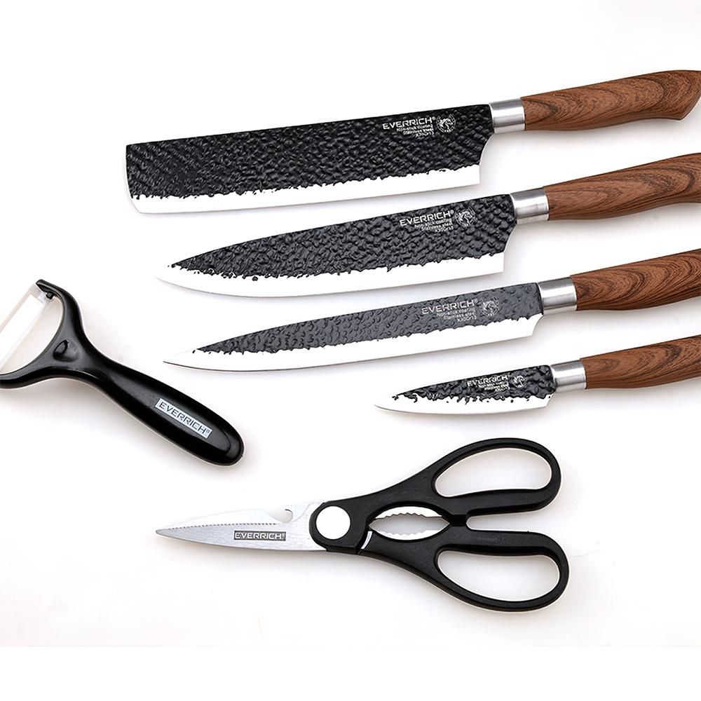 6pcs Non Stick Coating Finish Kitchen knife Set | Shop Today. Get it ...