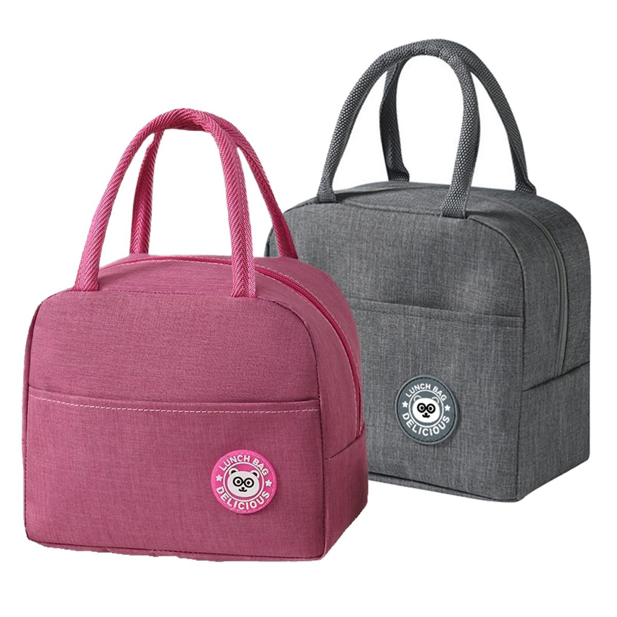 Insulated Tote Lunch Bags, Leakproof Lunch Box For Work - 2 Piece ...