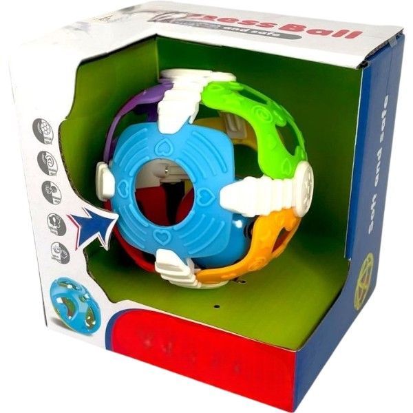 Tummy Time Fitness Ball - Baby Rattle Sensory Activity Toy | Shop Today ...