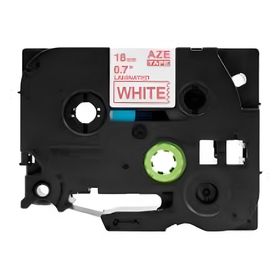 AZE-242 Brother Compatible Label Cartridge Red on White 18mm | Shop ...