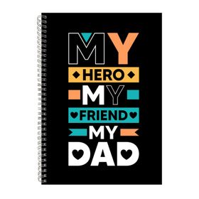 My Hero My Friend Notebook Father's Day Gift Idea A4 Notepad 137 | Shop ...