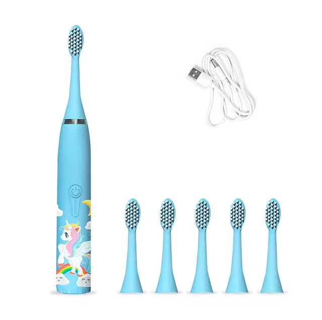Veeway Kids Sonic Electric Toothbrush - 6 Head Replacements | Shop ...