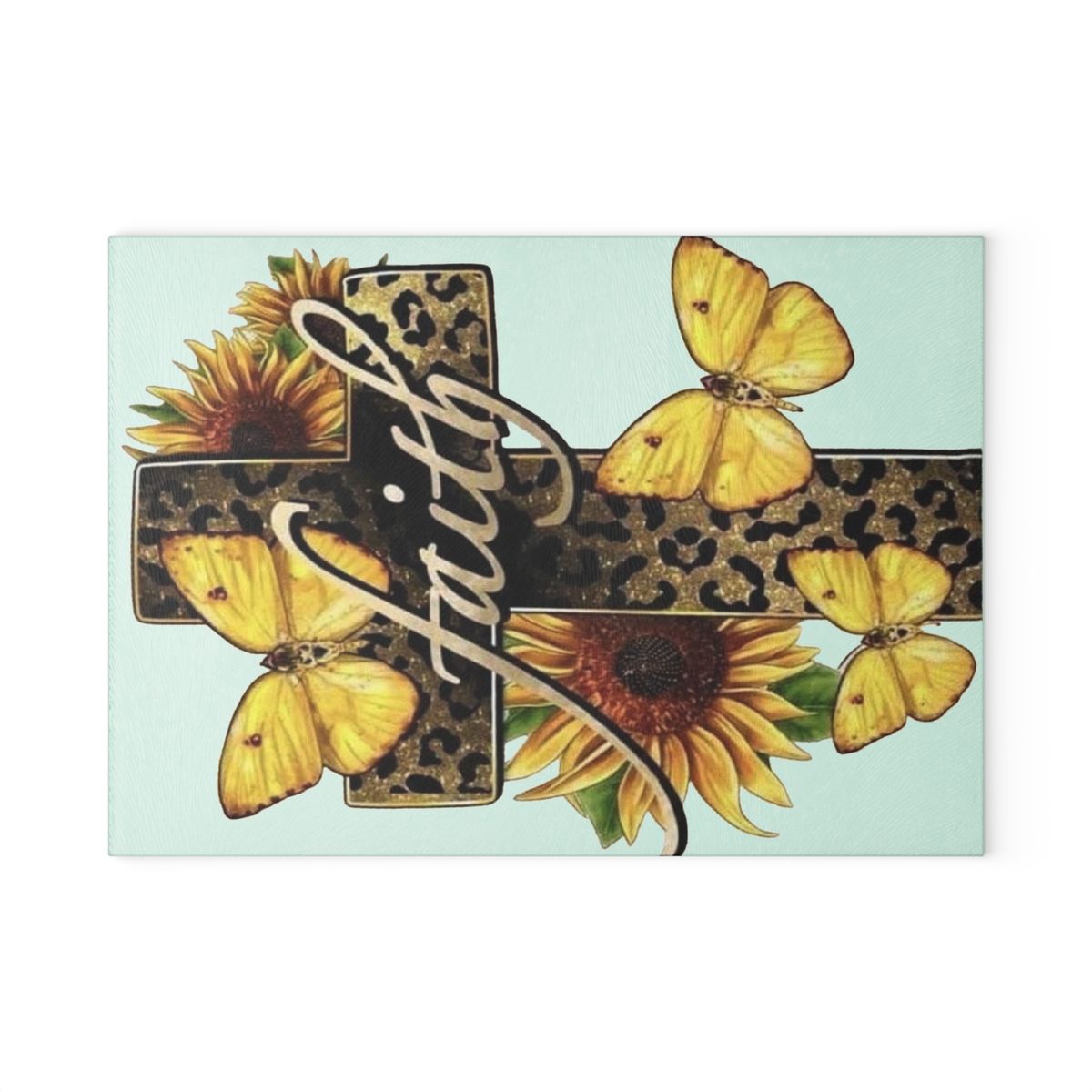Faith Glass Cutting Board 20x28cm | Shop Today. Get it Tomorrow ...