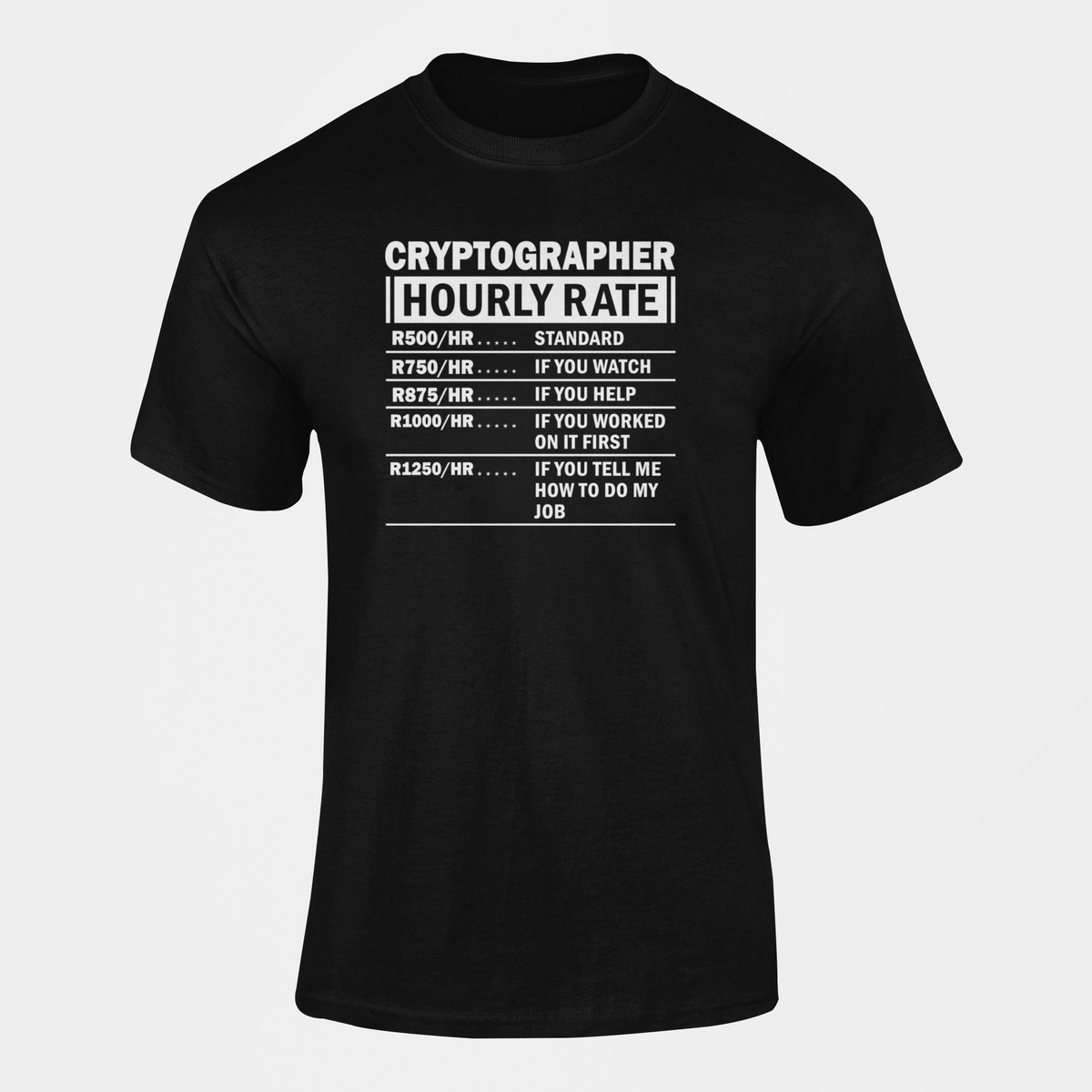 Cryptographer Hourly Rate In White | Shop Today. Get it Tomorrow ...