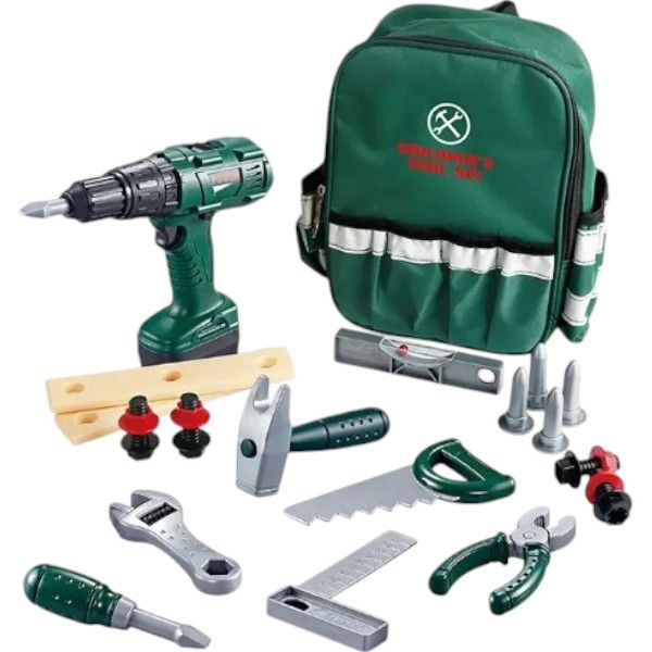 Ultimate Craftsman Tool Set Toy with Backpack and Electric Drill | Shop ...