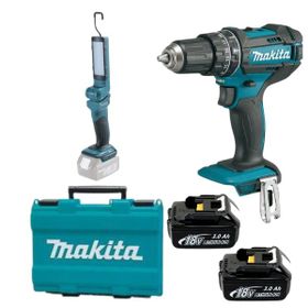 Makita - DHP482RFE Cordless Drill & 2 x Battery(3Ah) With Li-Ion LED ...