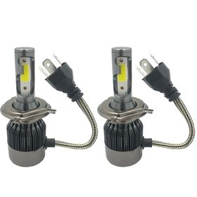 36W 5500LM H4 Super Bright High Power Cob Chip Car LED Headlights ...