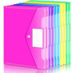 A4 Transparent File Bag/Office File Storage Bag Organizer Bag-10PCs ...