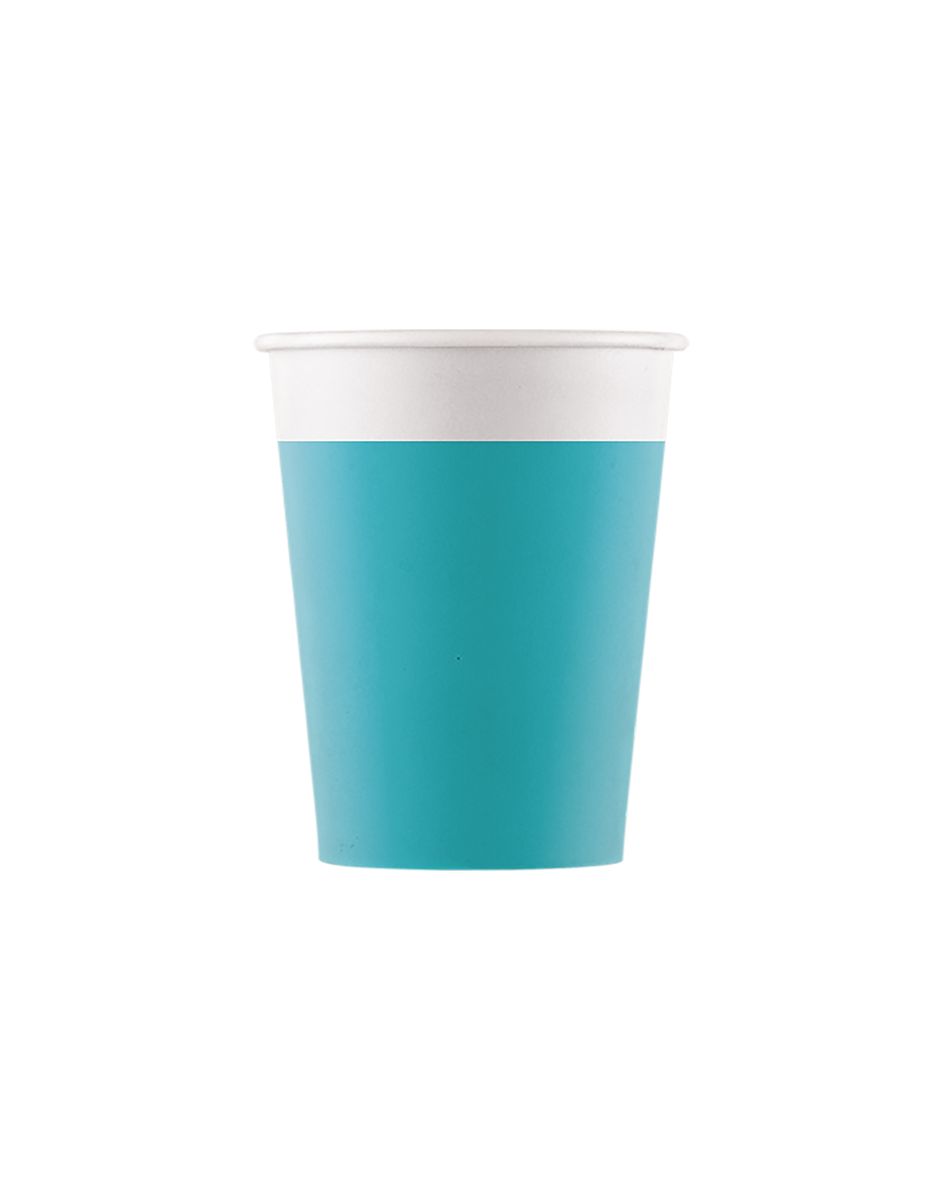 Eco Compostable Industrial Turquoise Paper Cups | Shop Today. Get it ...
