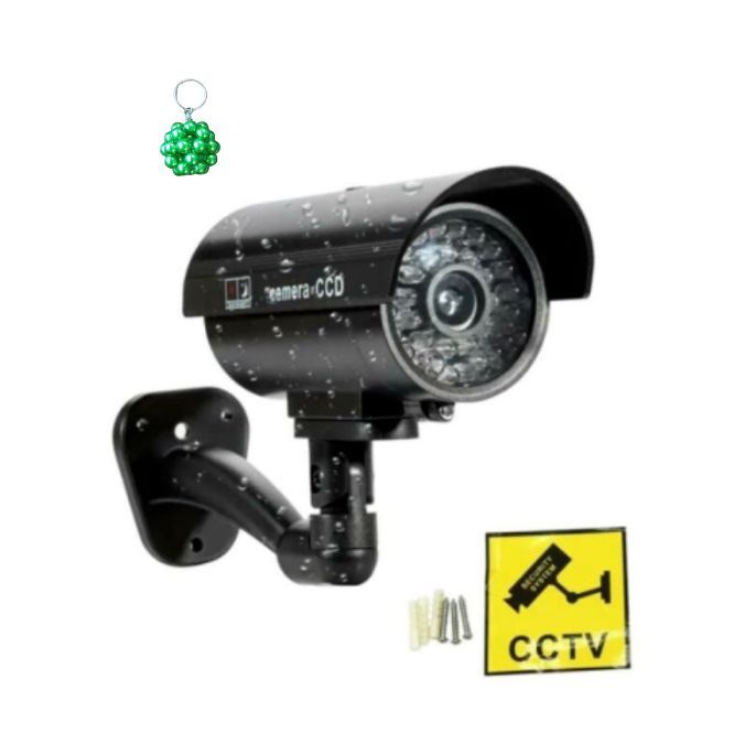 JG20375234 Dummy Camera Gun Type With CCTV Sticker And A Keyholder ...