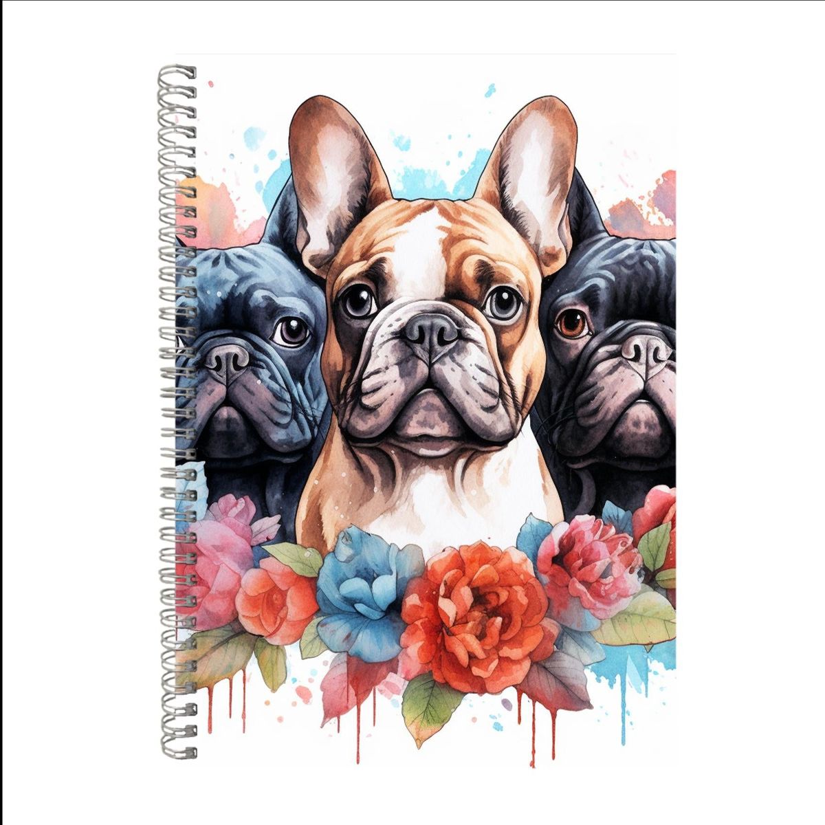 Flower Dogs 74 Gift Idea A4 Notepad 201 | Shop Today. Get it Tomorrow ...