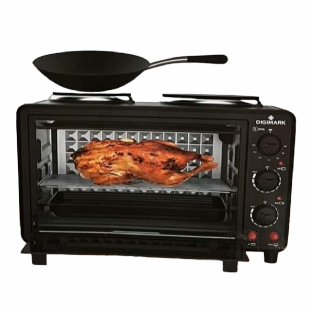 Digimark 28 Litre Electric Oven with 2 Solid Hot Plates | Shop Today ...
