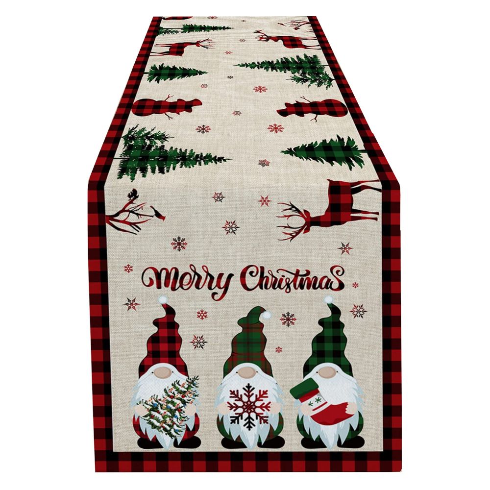 Table Runner Home Kitchen For Party Dinner Christmas Decoration Bright ...