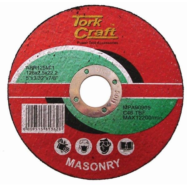 Cutting Disc Masonry 125x2.5x22.2mm - 5 Pack | Shop Today. Get it ...